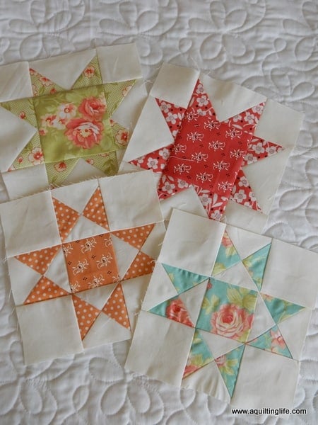 Six inch Quilt Block Sampler Settings - A Quilting Life