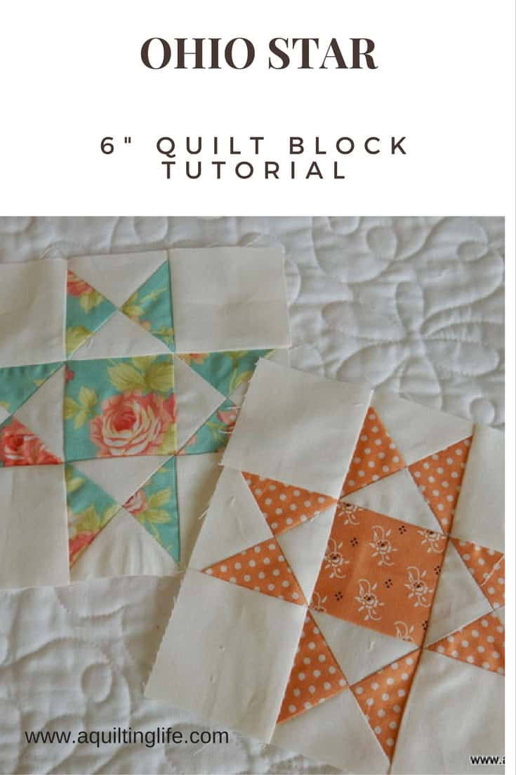 Summer Patchwork Sampler Quilt: Ohio Star - A Quilting Life