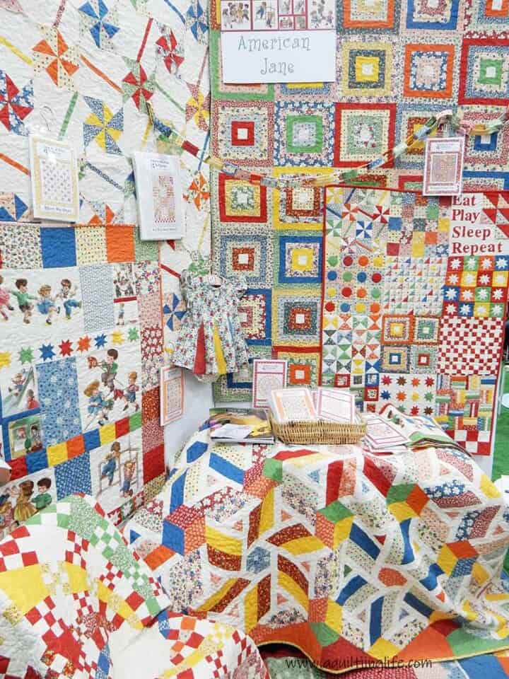 Quilt Market Spring 2018 Moda Booth Part 1 - A Quilting Life
