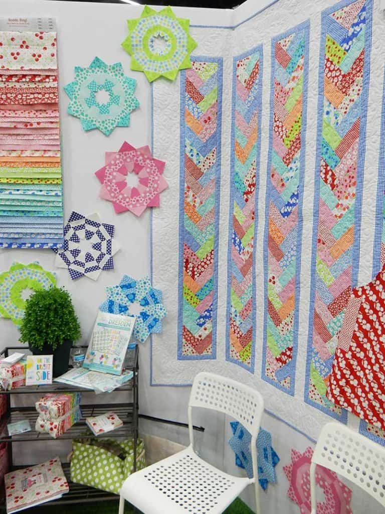 Quilt Market Spring 2018 Moda Booth Part 2 - A Quilting Life