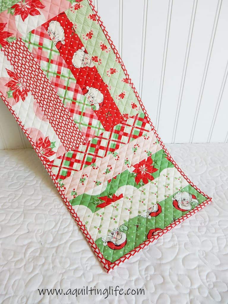 Swell Christmas Table Runner Project - A Quilting Life