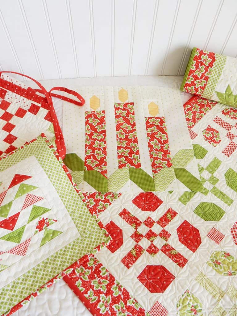 Christmas Candles Quilt Block | Vintage Christmas Sew Along - A ...