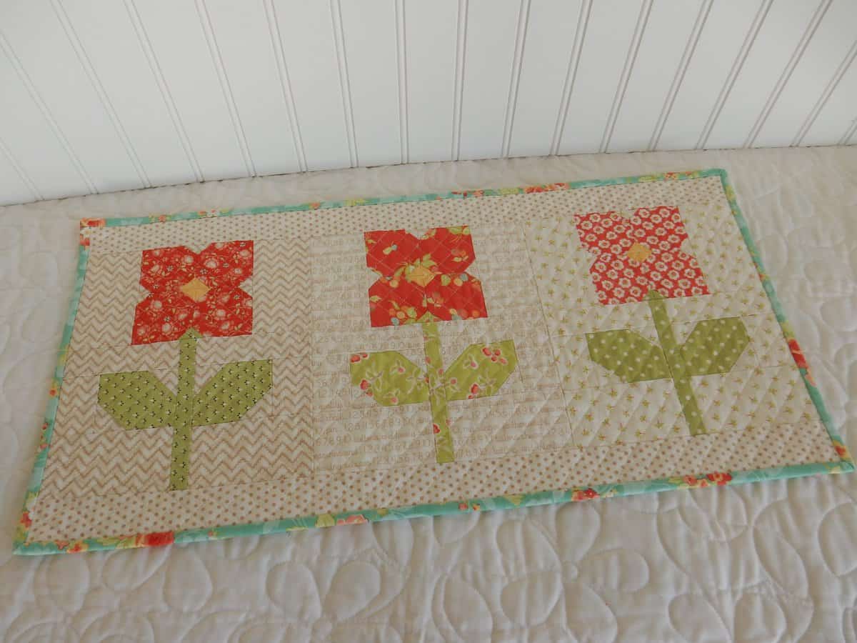 Flower Quilt Blocks Small Quilts | Mini Quilts | A Quilting Life