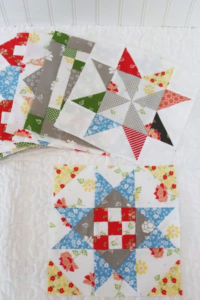 Moda Blockheads 4 Block 22 - A Quilting Life