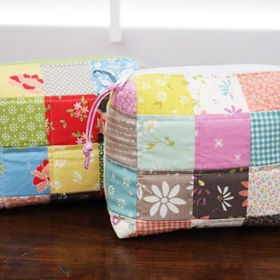 Mini Charm Bag Tutorial | Free Moda Pattern - A Quilting Life