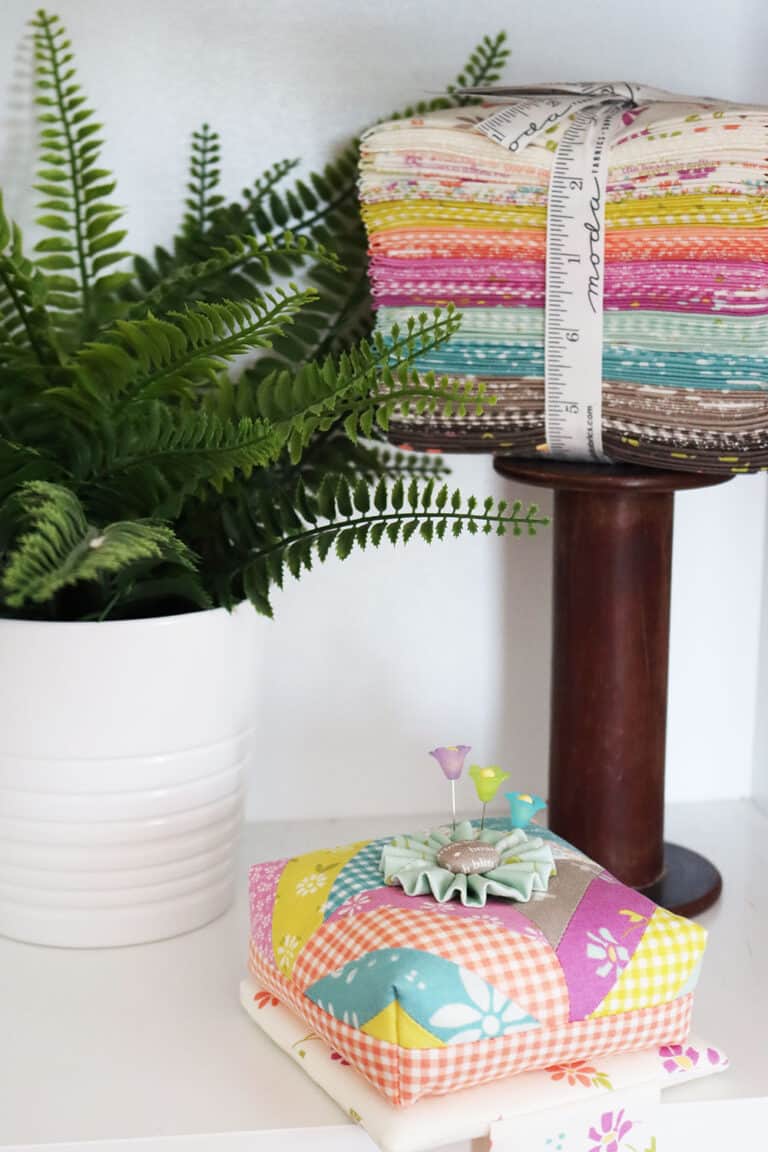 Simple Pincushion Tutorial + Free Pattern - A Quilting Life