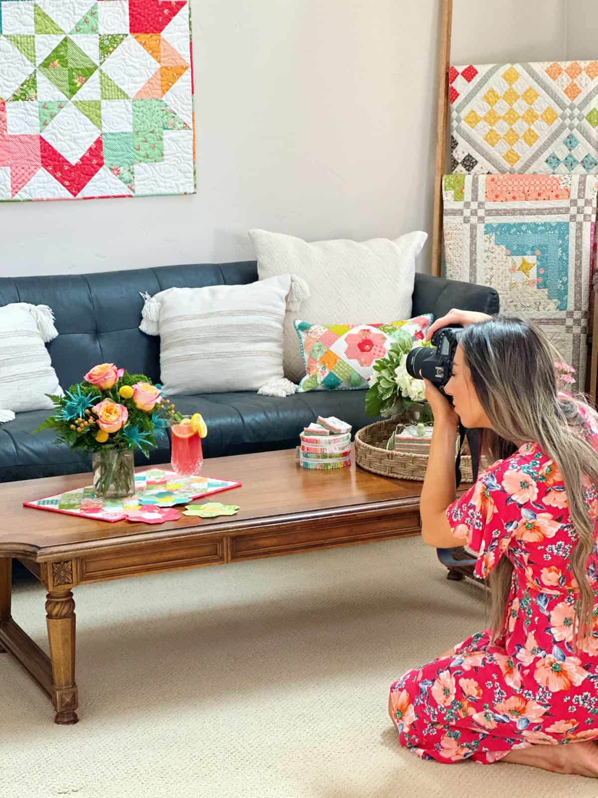 Strawberry Lemonade Fabrics by Sherri & Chelsi - A Quilting Life