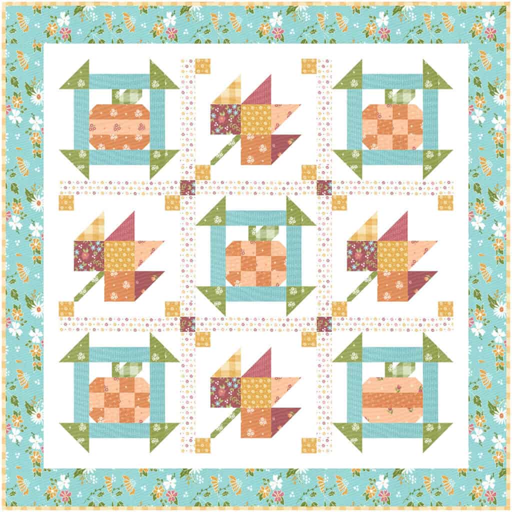 Fall Dash Wall Hanging Quilt - A Quilting Life