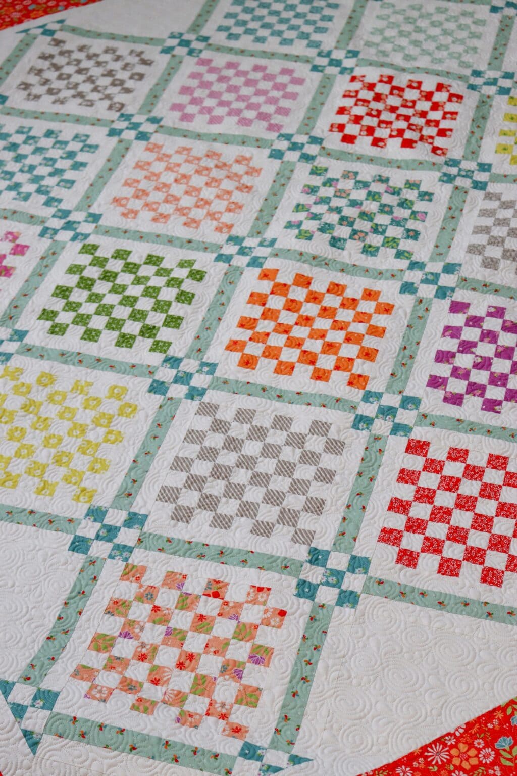 Patchwork Garden Remix Quilt and Bonus Pillow or Topper - A Quilting Life