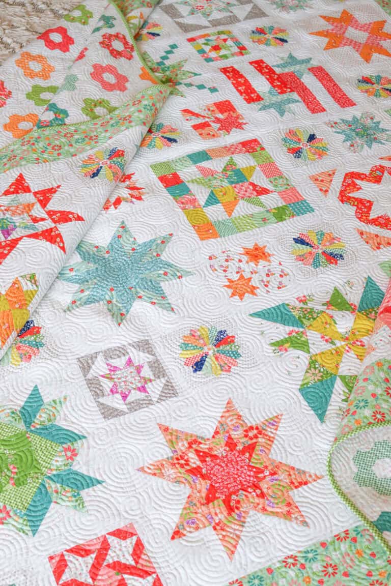 Moda Blockheads 5 Quilt Finish - A Quilting Life