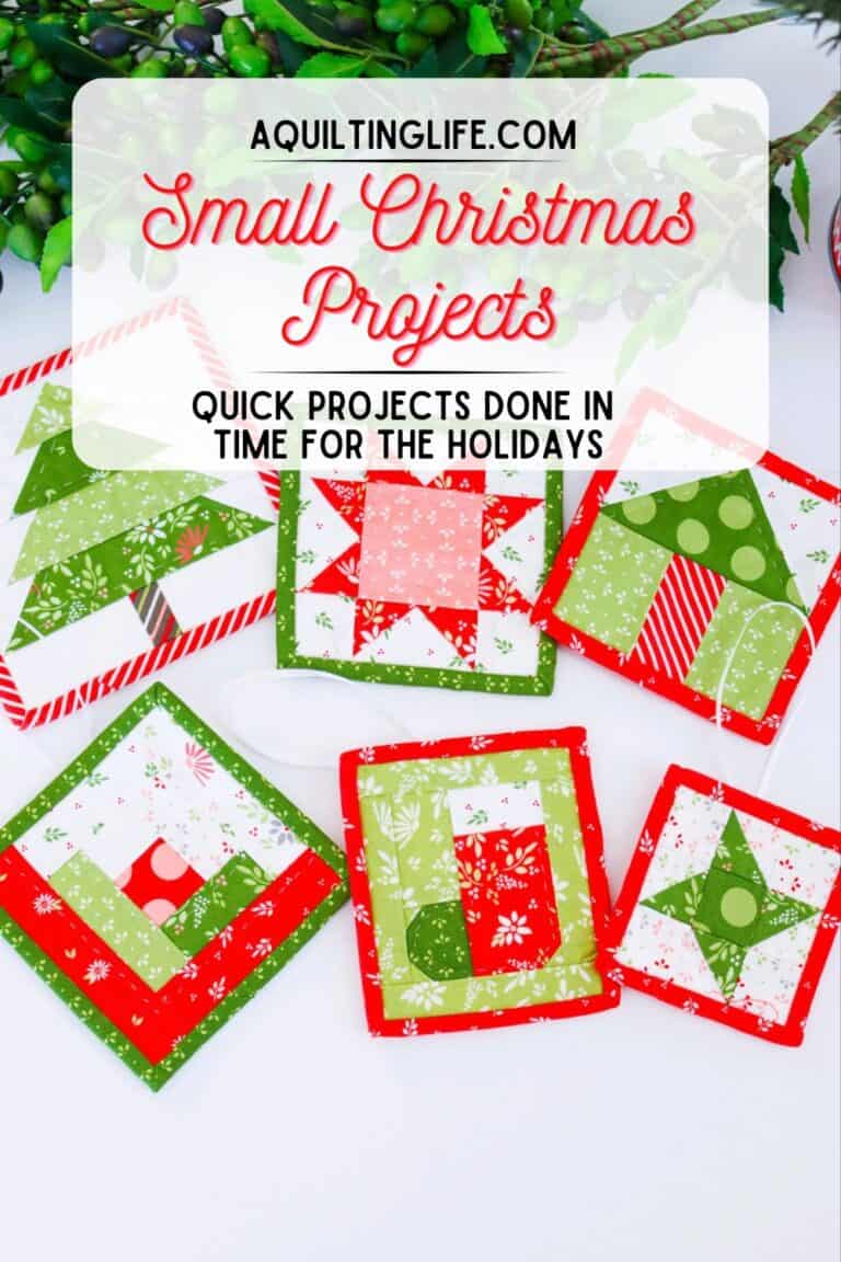 Small Homemade Christmas Gifts - A Quilting Life