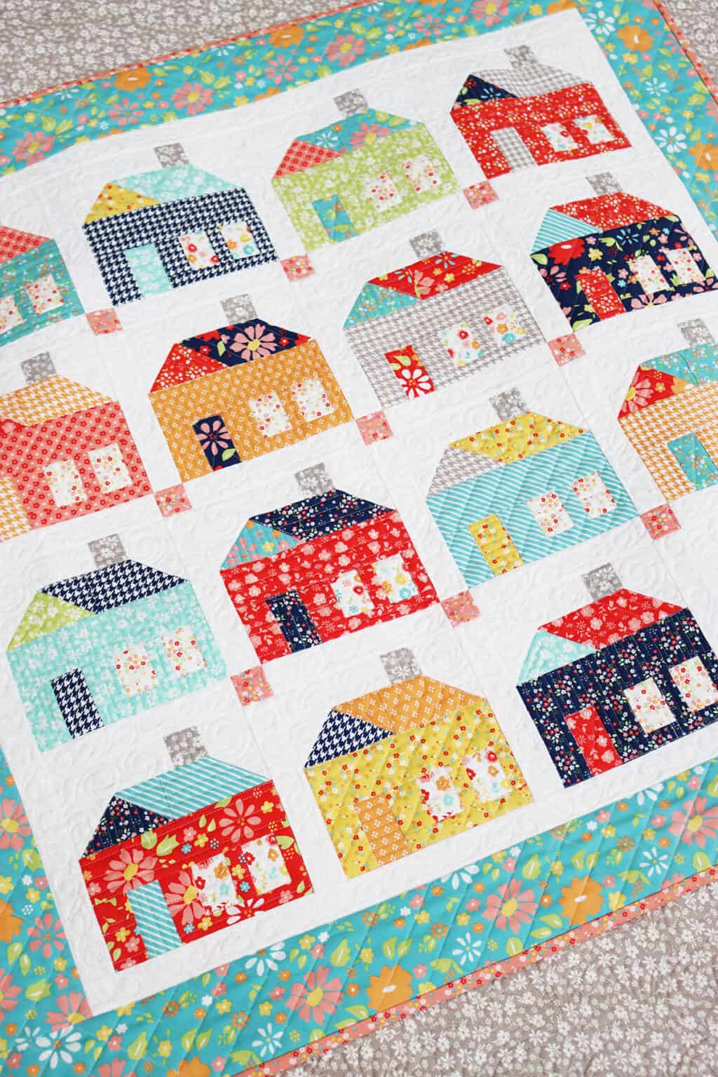 Quilter's Cottage Quilt in Delightfully Yours - A Quilting Life