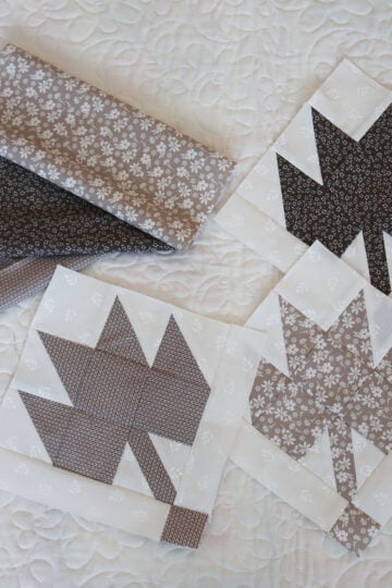 Autumn Nights Sew Along Week Two: Falling Leaf Blocks - A Quilting Life