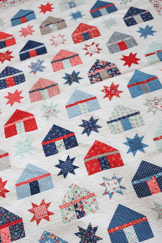 Our Town Fat Eighth Quilt + Pillow - A Quilting Life